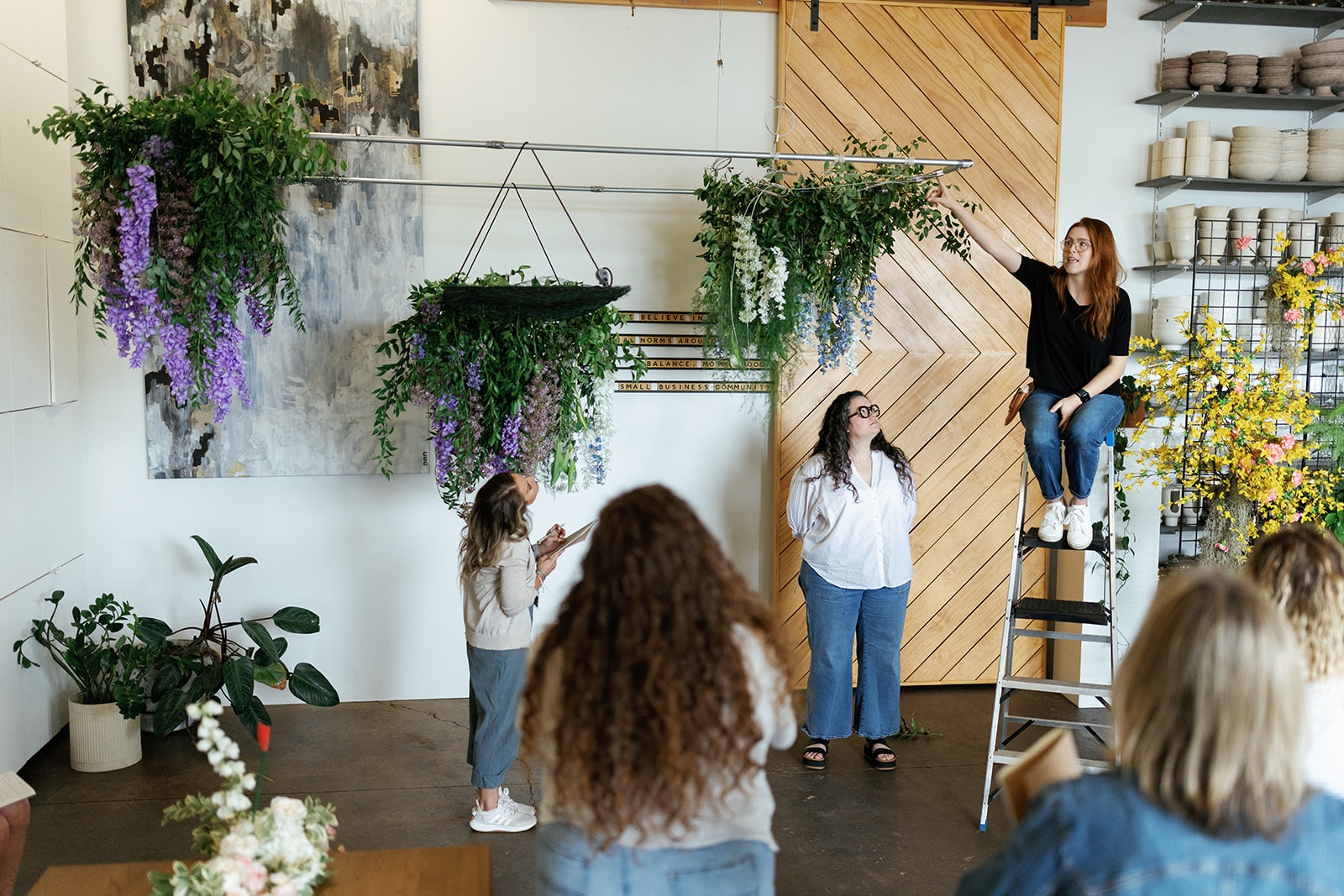 Floral Installation Workshop | Wholesale Event Decor | Accent Decor